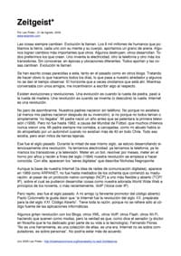Zeitgeist*
